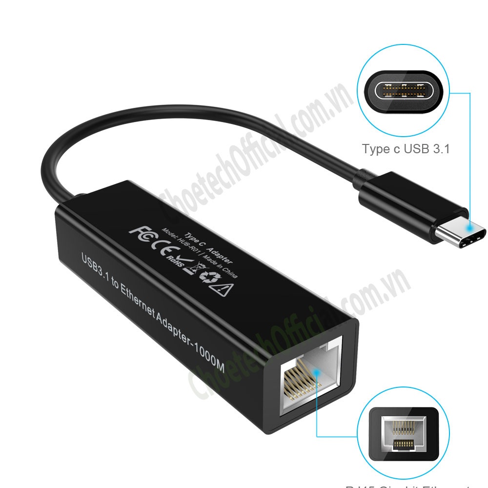 HUB chuyển đổi Type C sang 2 cổng HDMI Choetech HUB-H07