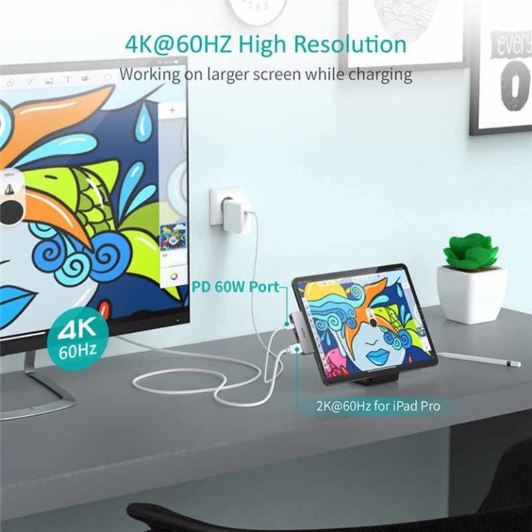 Hub Chuyển Cổng Type-C 4 In 1 đa Năng CHOETECH HUB-M13