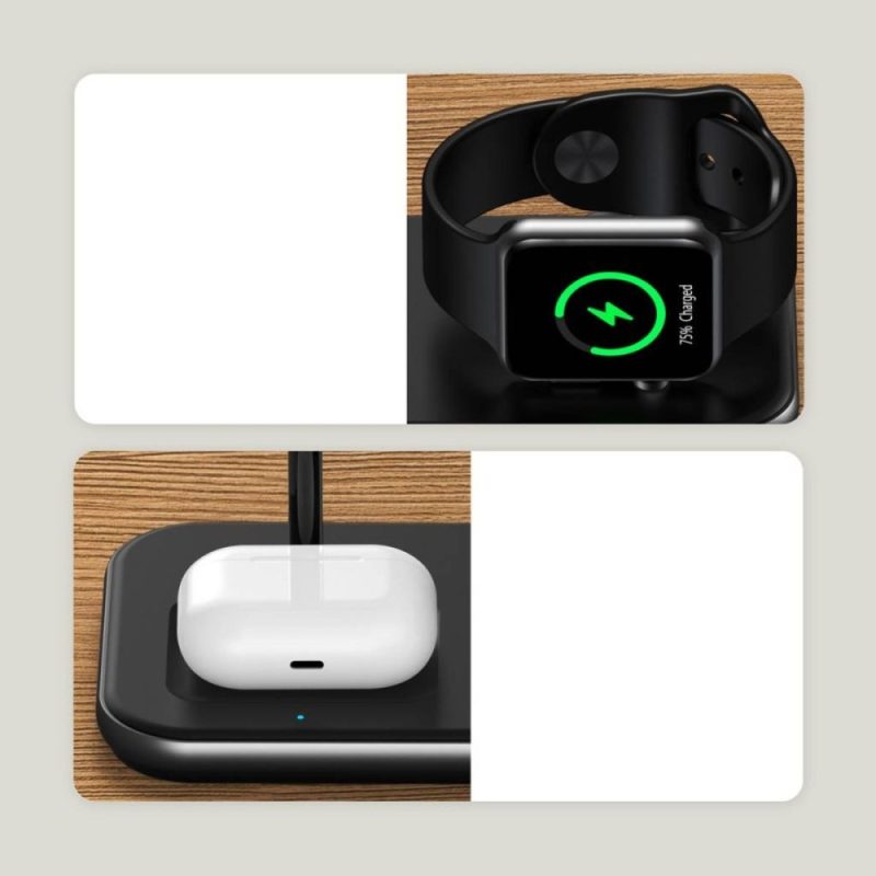 Bộ đế Sạc MagSafe 3 In 1 Có Chứng Nhận MFI Sạc Cho IPhone, AirPods Và ...